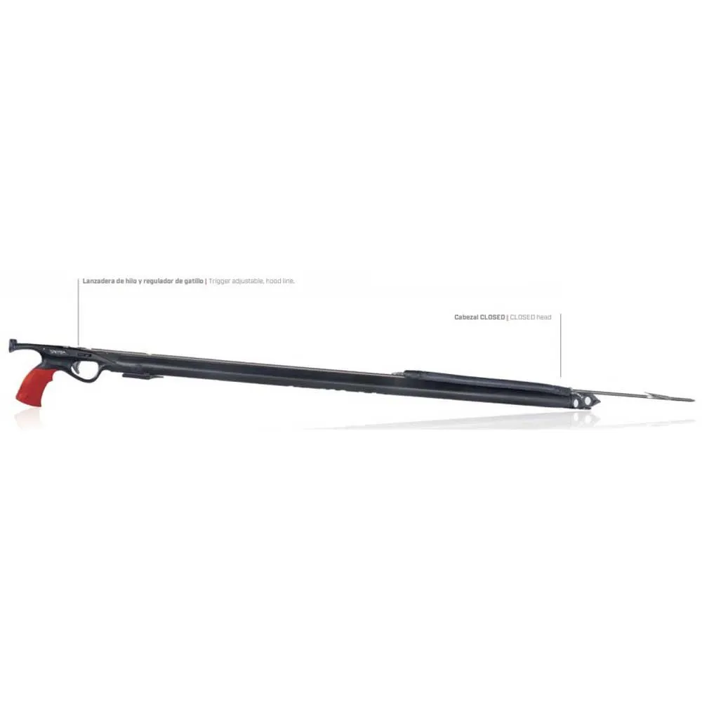 Spetton Rebel Elliptic PRO Closed Sling Spearfishing Gun Silver| Diveinn