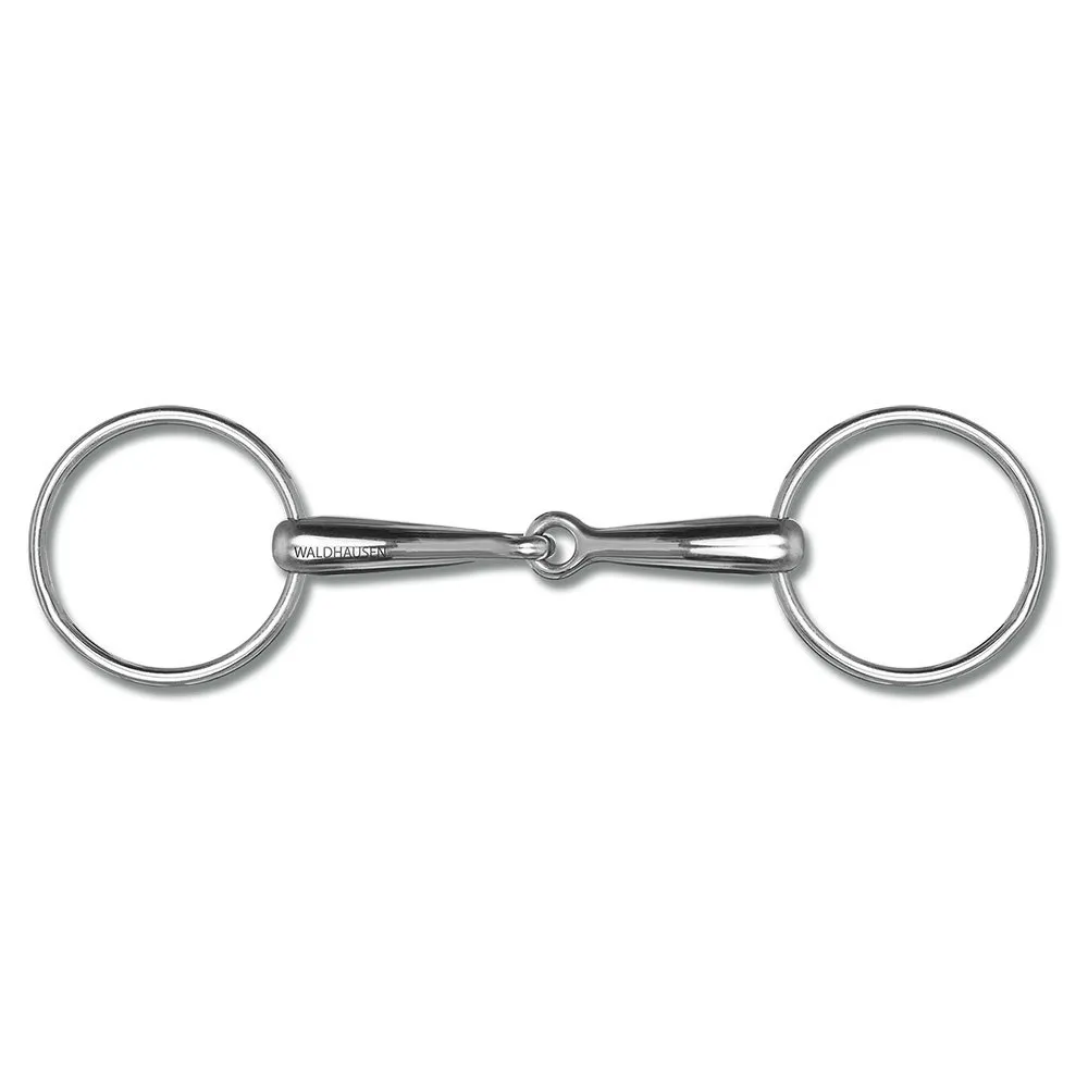 Waldhausen SS Solid Snaffle 7 cm 16 mm Silver | Horse Riding