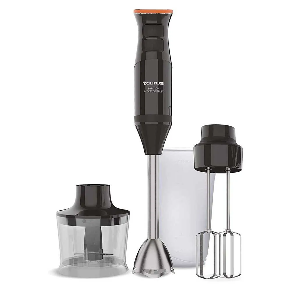 Taurus Bapi 1200 Rocket Complet 1200W Hand Mixer With Accessories Silver| Techinn