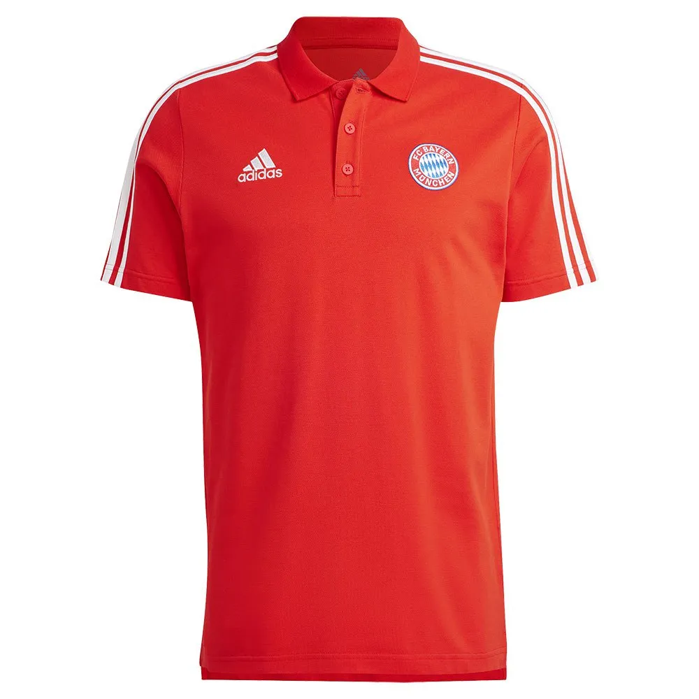 adidas FC Bayern Munich 23/24 Short Sleeve Polo Red | Goalinn