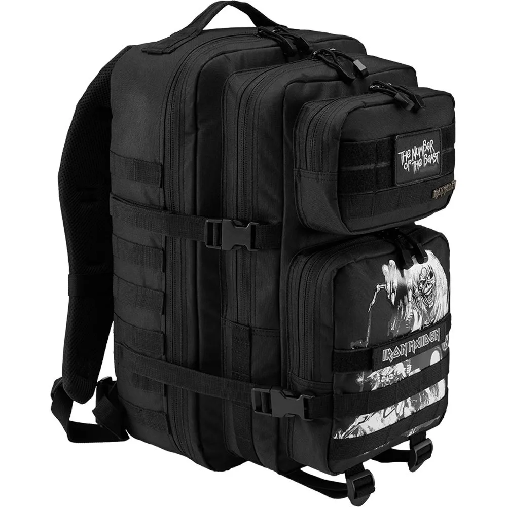 Brandit Iron Maiden US Cooper Eddy Glow 40L Backpack Black| Dressinn