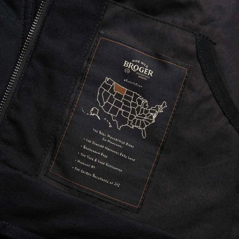 Broger Montana jacket Black | Motardinn