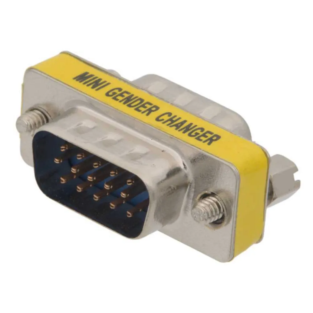 Euroconnex HDB15M - HDB15M Metal Adapter Clear | Techinn