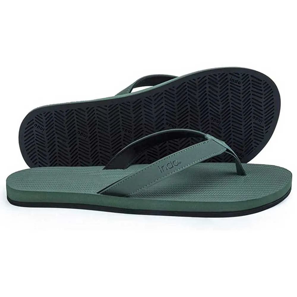 Indosole Essentials Flip Flops Green | Swiminn