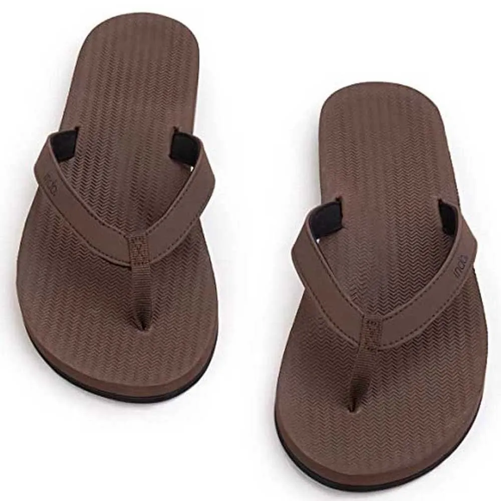 Indosole Essentials Flip Flops Brown | Swiminn
