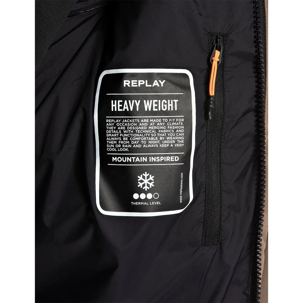 Replay M8354 .000.84728 jacket Brown | Dressinn