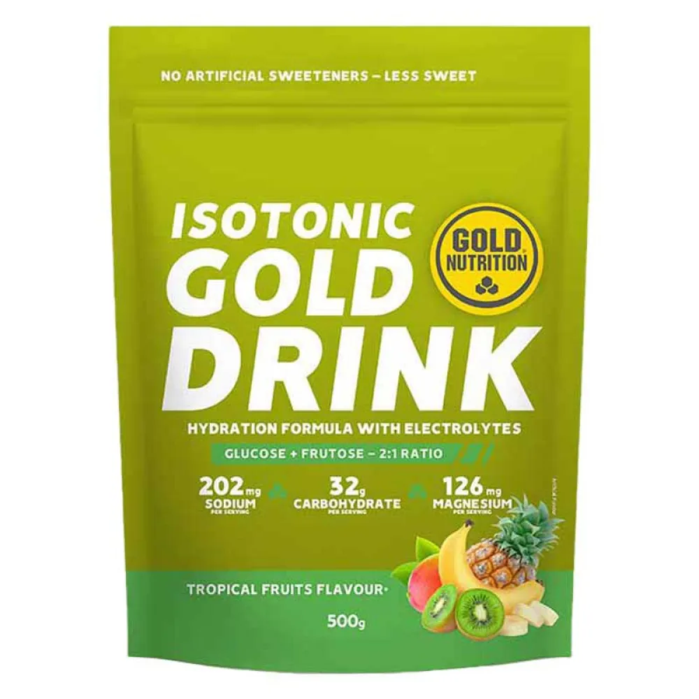 Gold nutrition Gold Dink 500g Tropical Isotonic Powder, Clear | Bikeinn