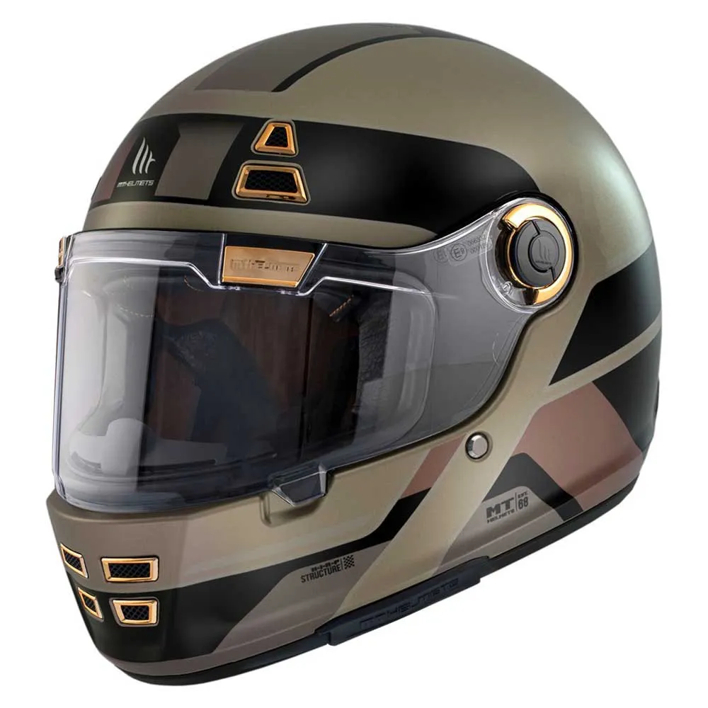 MT Helmets Jarama 68Th Full Face Helmet Beige | Motardinn
