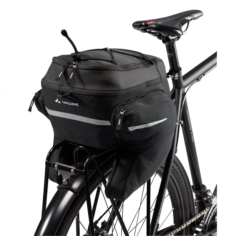 VAUDE Silkroad Plus i-Rack 16L Carrier Bag, Black | Bikeinn