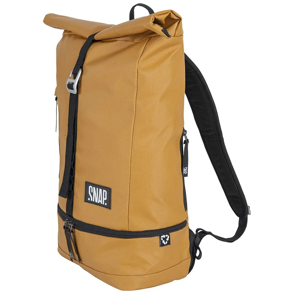 Snap climbing Roll Top 17L backpack Yellow | Trekkinn