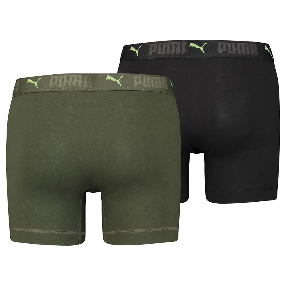Puma Sport Boxer 2 Units Green | Dressinn