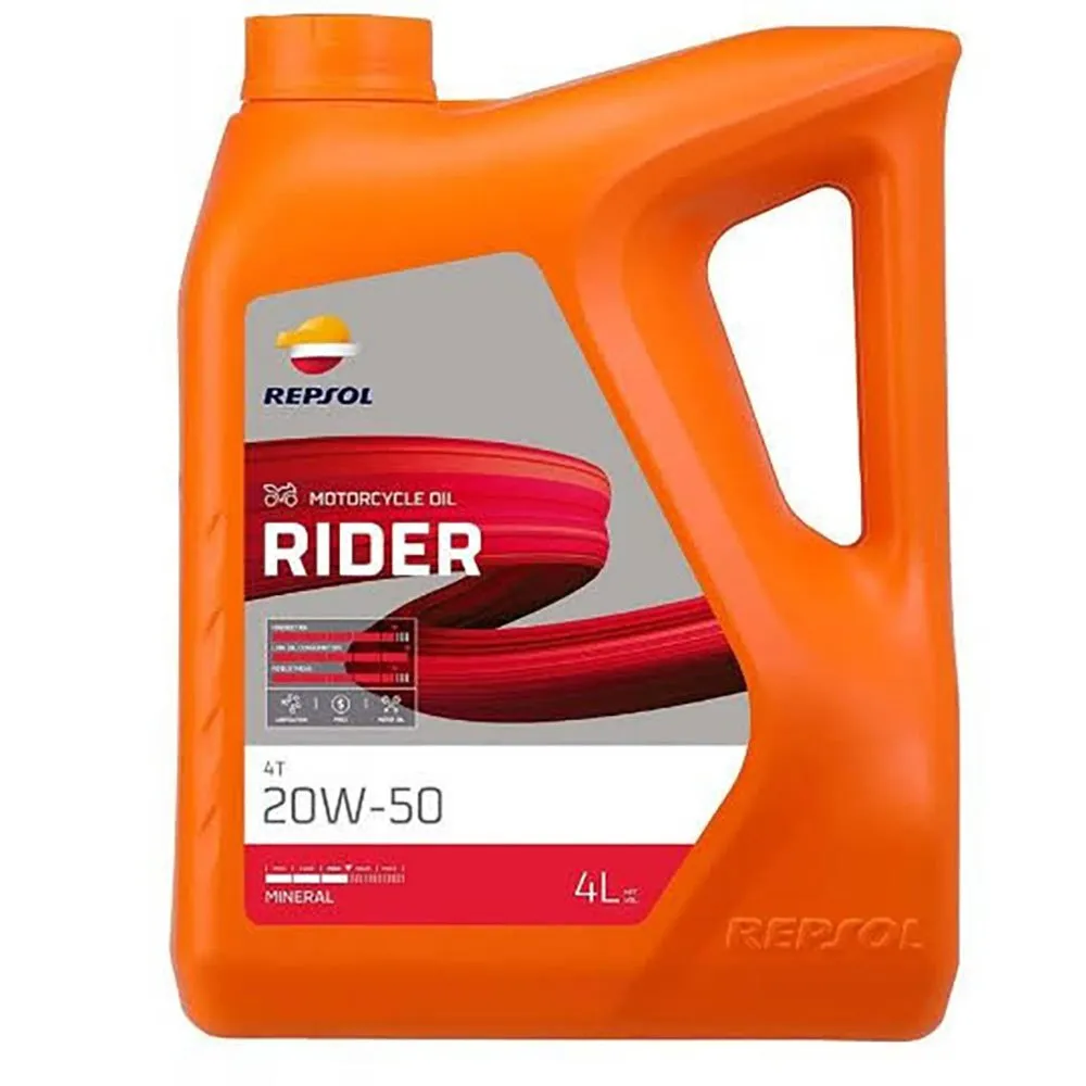 Repsol Aceite Motor Rider 4T 20W50 CP-4 Dorado | Motardinn