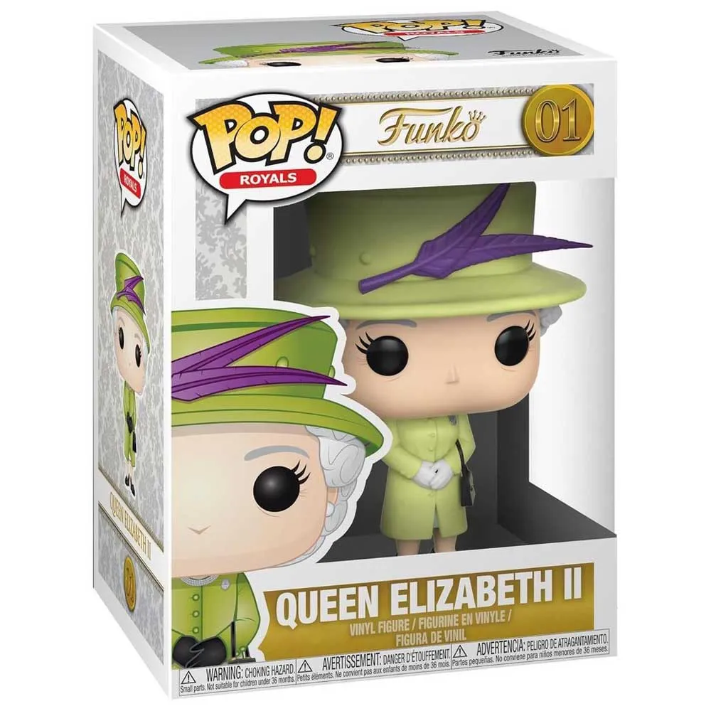 Funko POP! Figura Reina Isabel II Boda Real Dorado | Kidinn