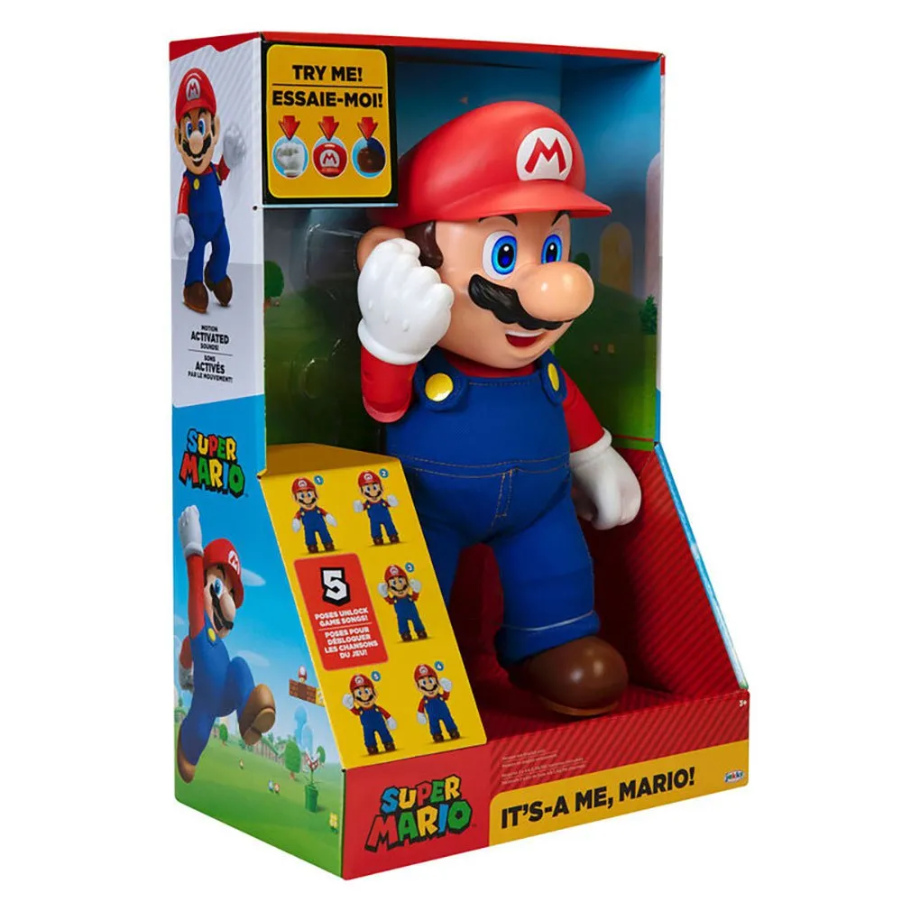 Jakks pacific Soy yo figura de Super Nintendo Mario 36 cm| Techinn