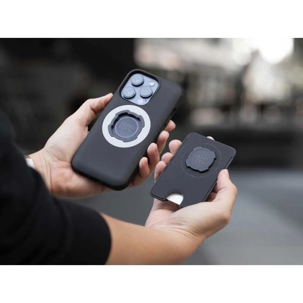 Quad lock QMA-WLT Wallet, Silver | Bikeinn