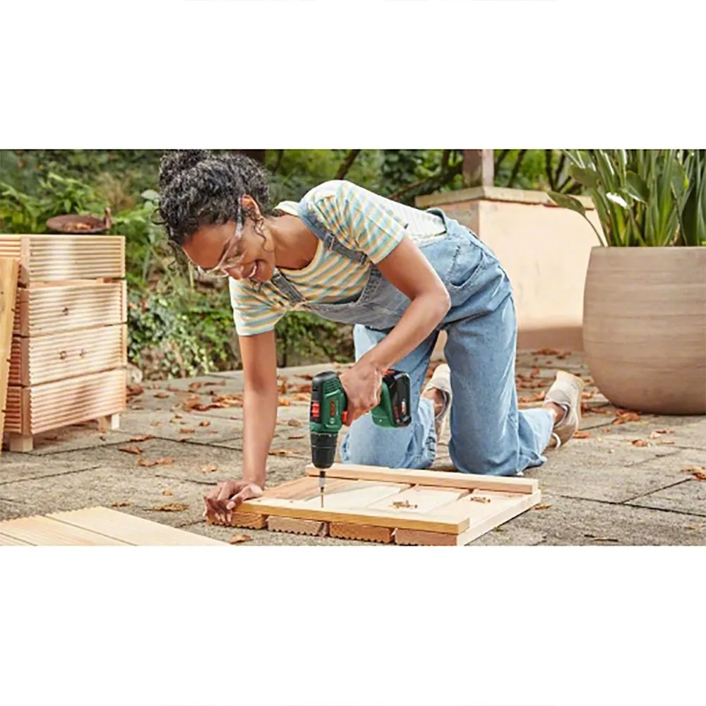 Bosch EasyDrill 18V-40 2x2.0Ah Electric Screwdriver Silver| Bricoinn