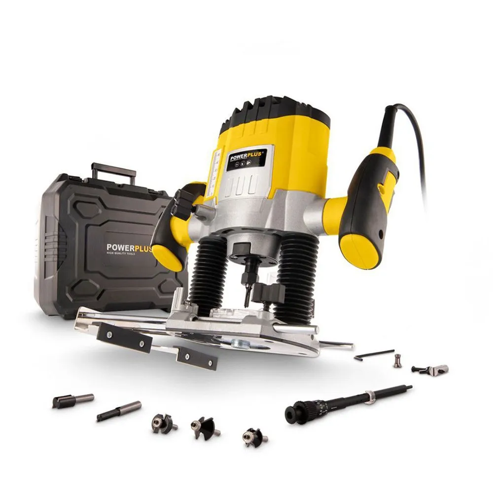 Powerplus POWX0910 1200W Router Silver | Bricoinn