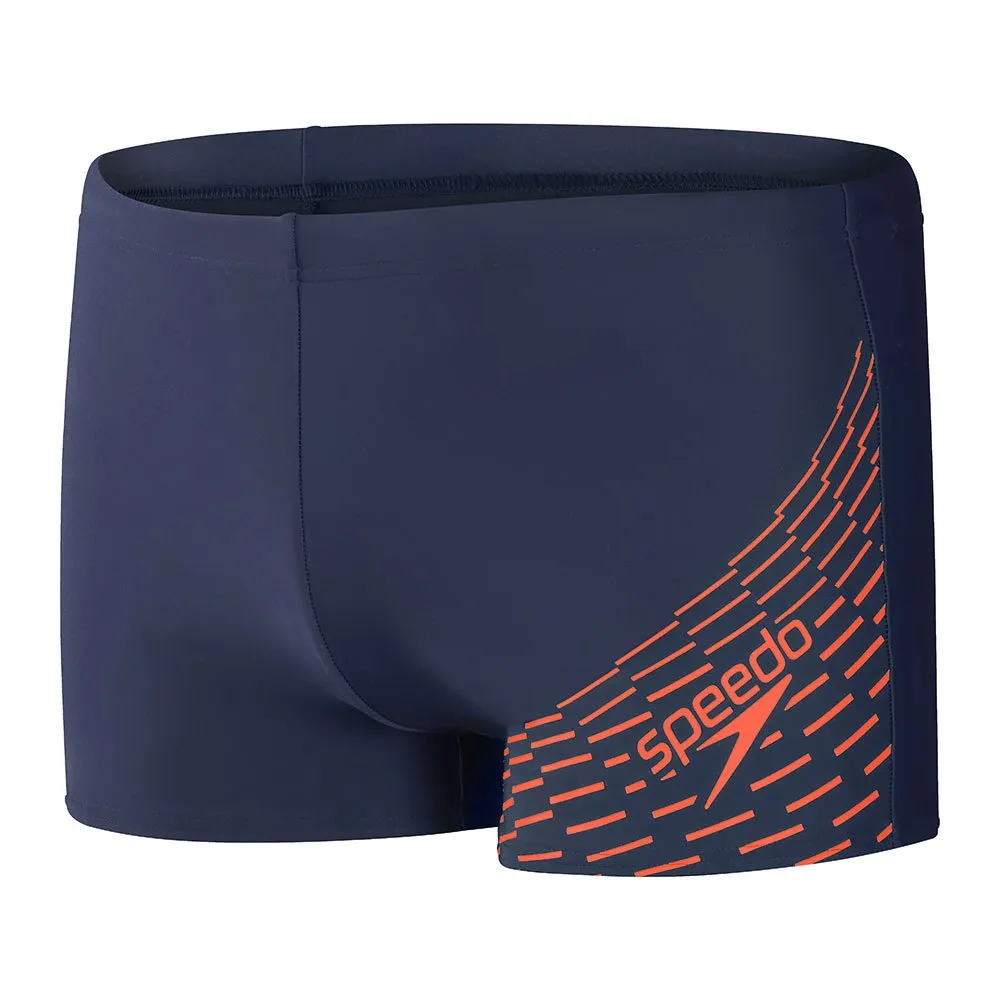 Speedo Medley Logo Swim Boxer Blue | Swiminn
