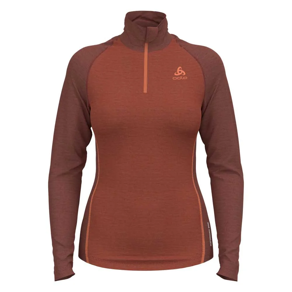 Odlo Natural Long Sleeve Base Layer Brown | Trekkinn