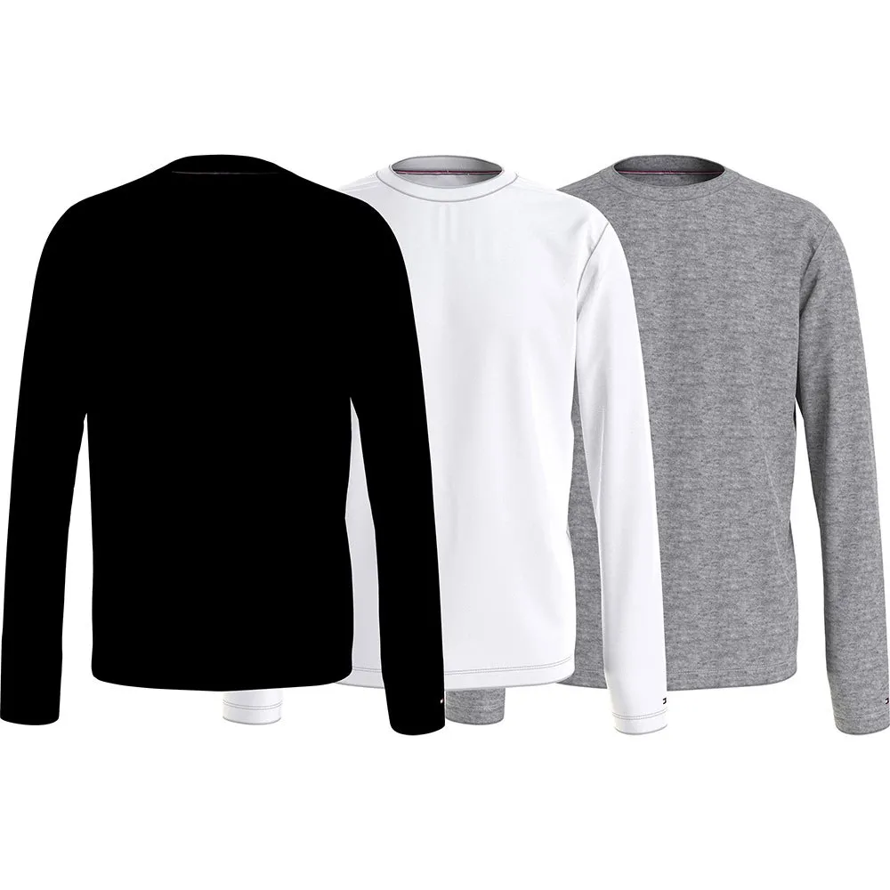 Tommy hilfiger Premium Essentials Long Sleeve Base Layer 3 Units ...