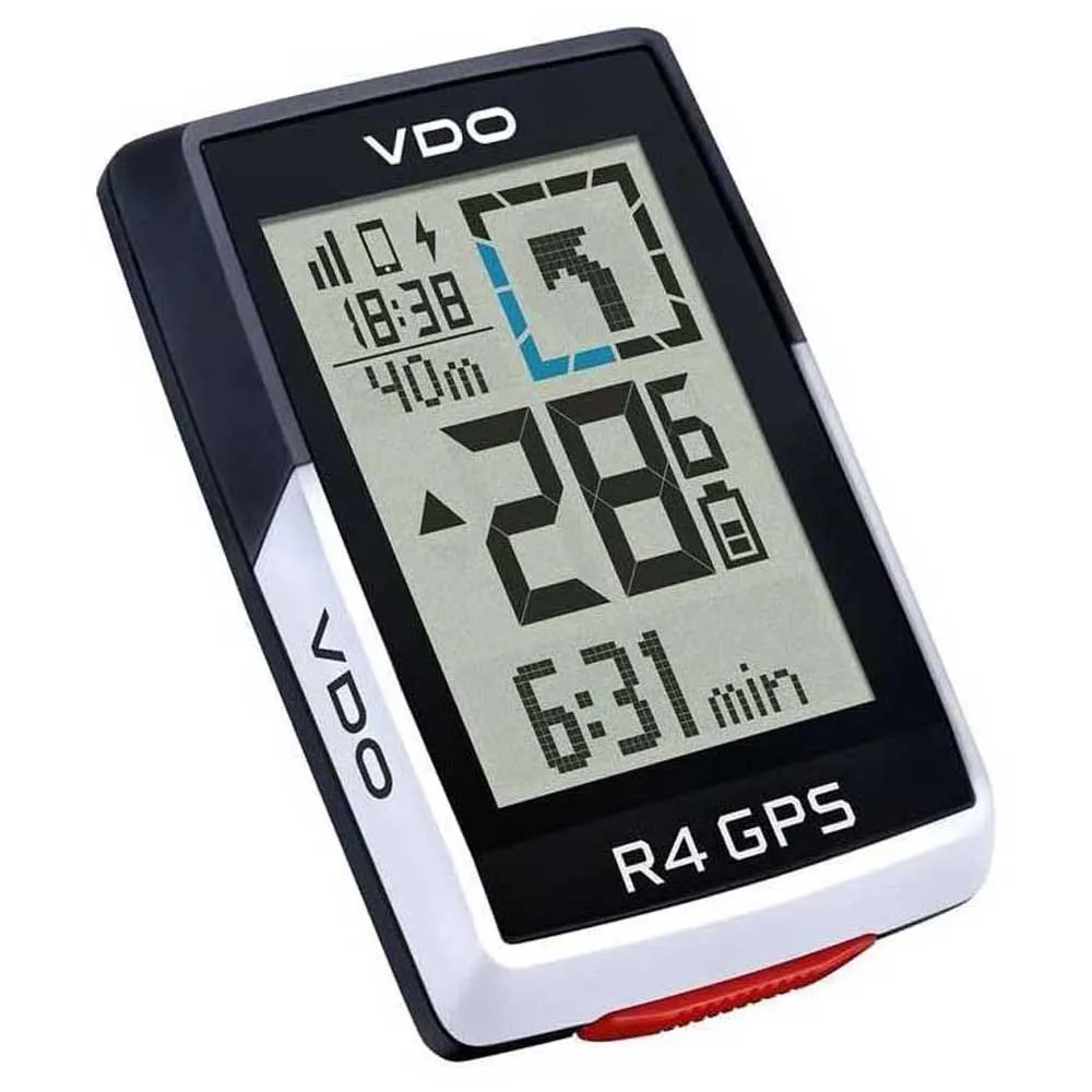 VDO R4 GPS Cycling Computer, Silver | Bikeinn