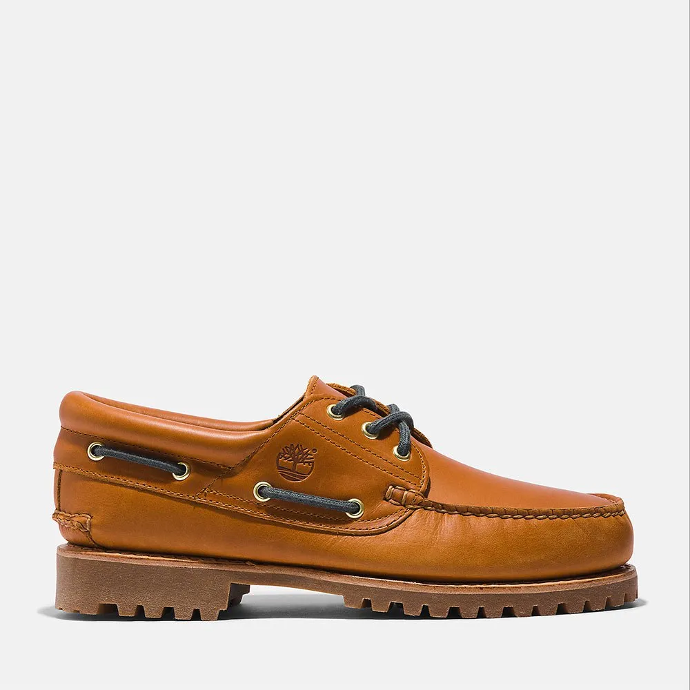 Timberland Authentics 3 Eye Classic Lug Boat Shoes Brown| Dressinn