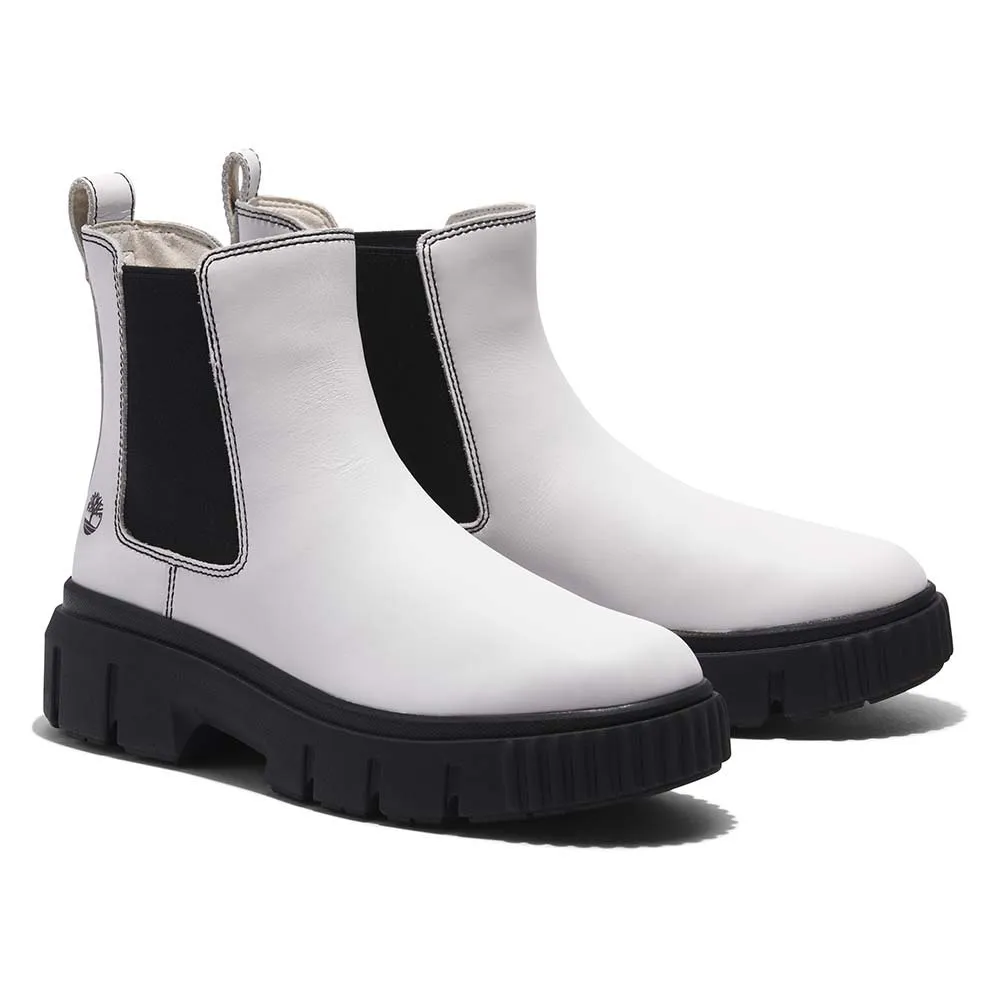 Timberland Greyfield Chelsea Boots White | Dressinn