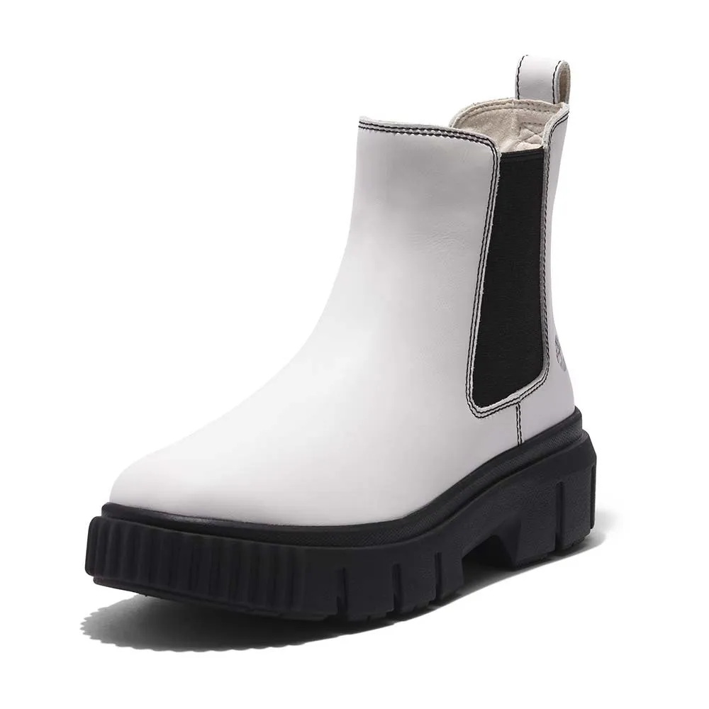 Timberland Greyfield Chelsea Boots White | Dressinn