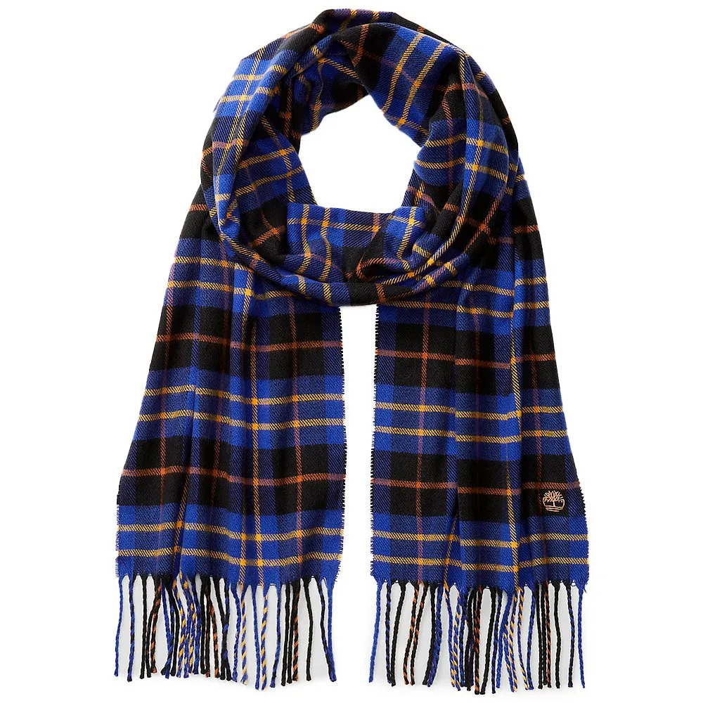Timberland Plaid Smart Casual Scarf Blue | Trekkinn