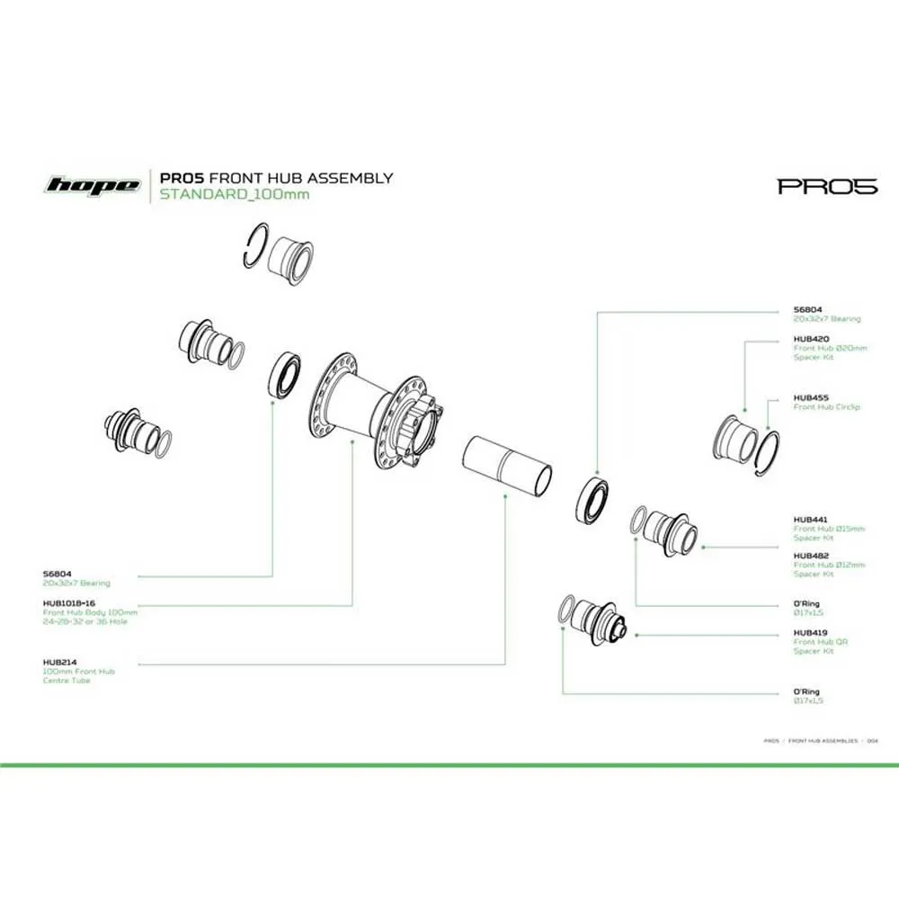 Hope Pro 5 Front Hub | Bikeinn