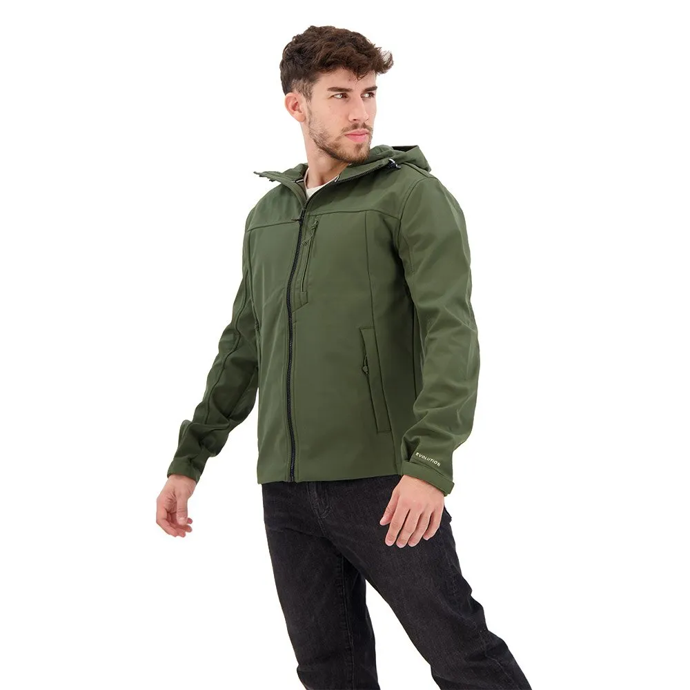 Superdry Soft Shell rain jacket Green | Dressinn