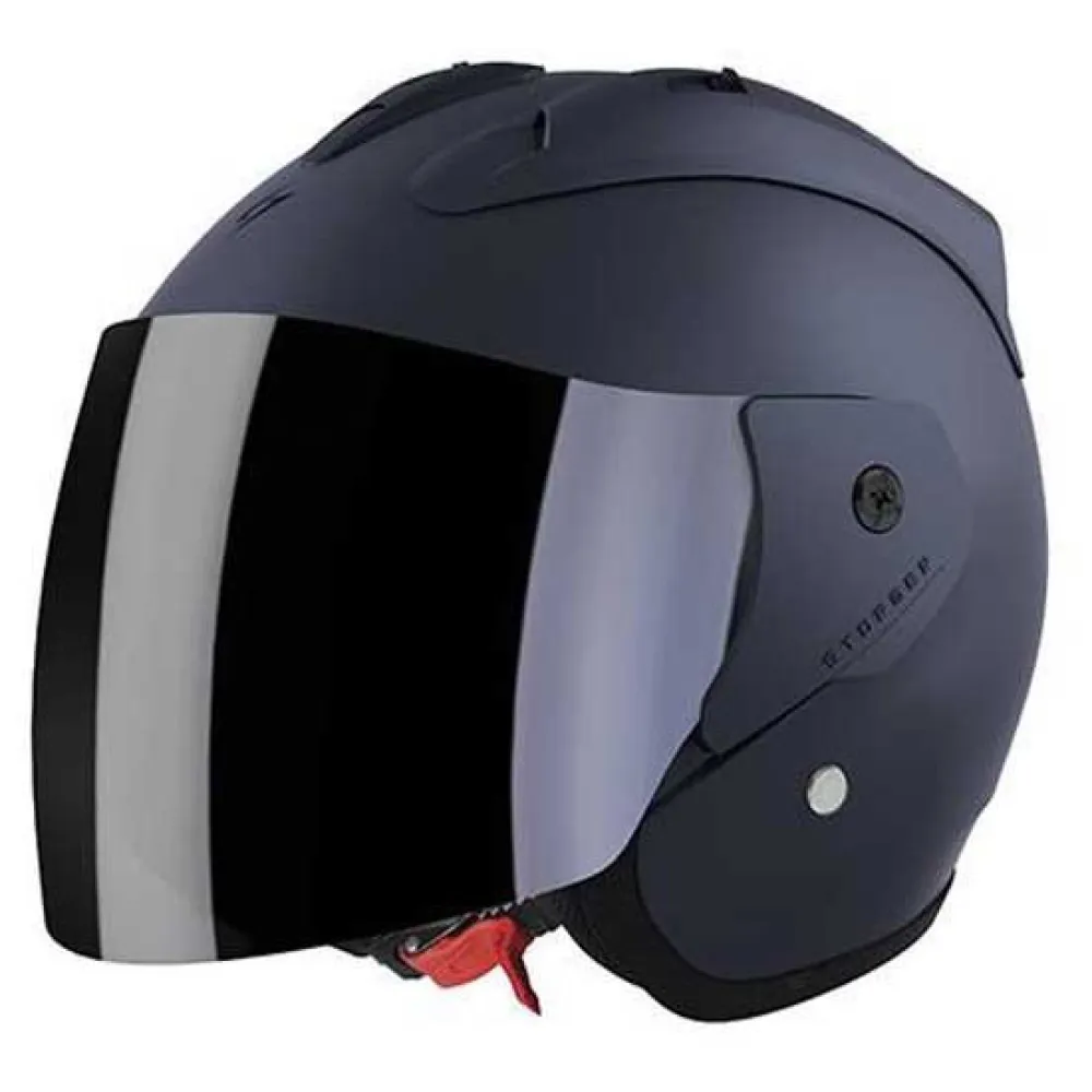 Stormer Sun Evo 2.0 open face helmet Black | Motardinn