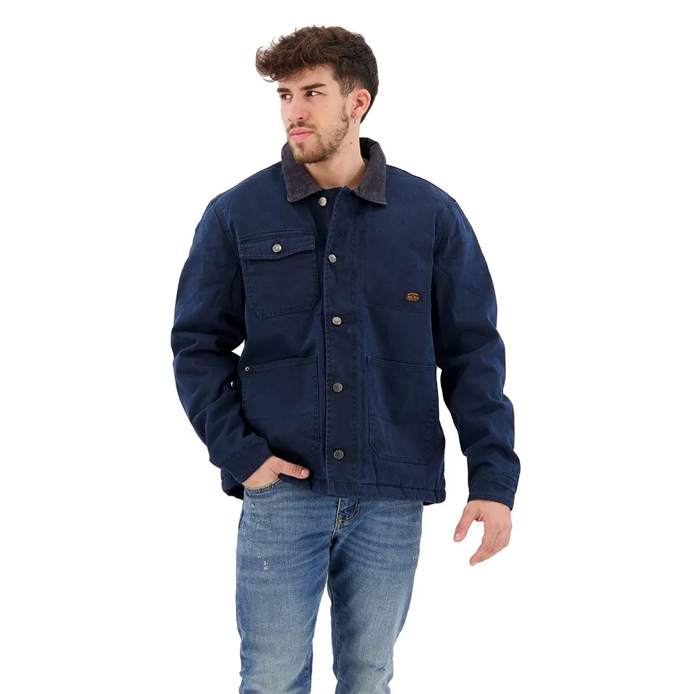 Superdry Workwear Ranch Denim Jacket Blue | Dressinn