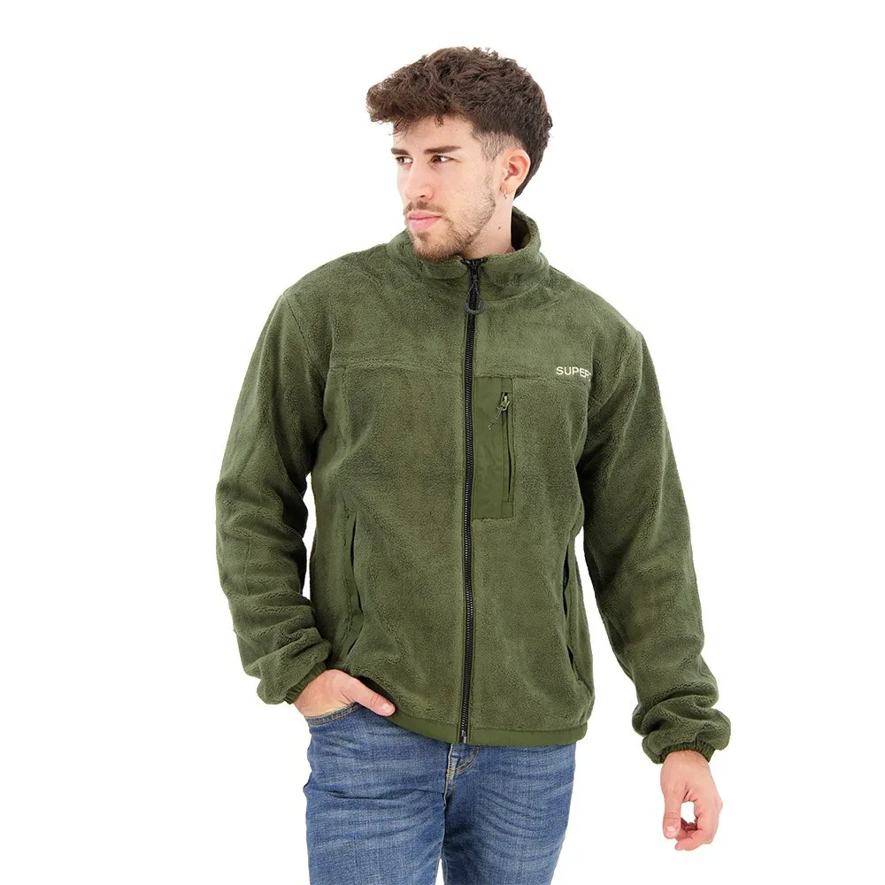 Superdry Veste Code Trekker Fleece Vert | Dressinn