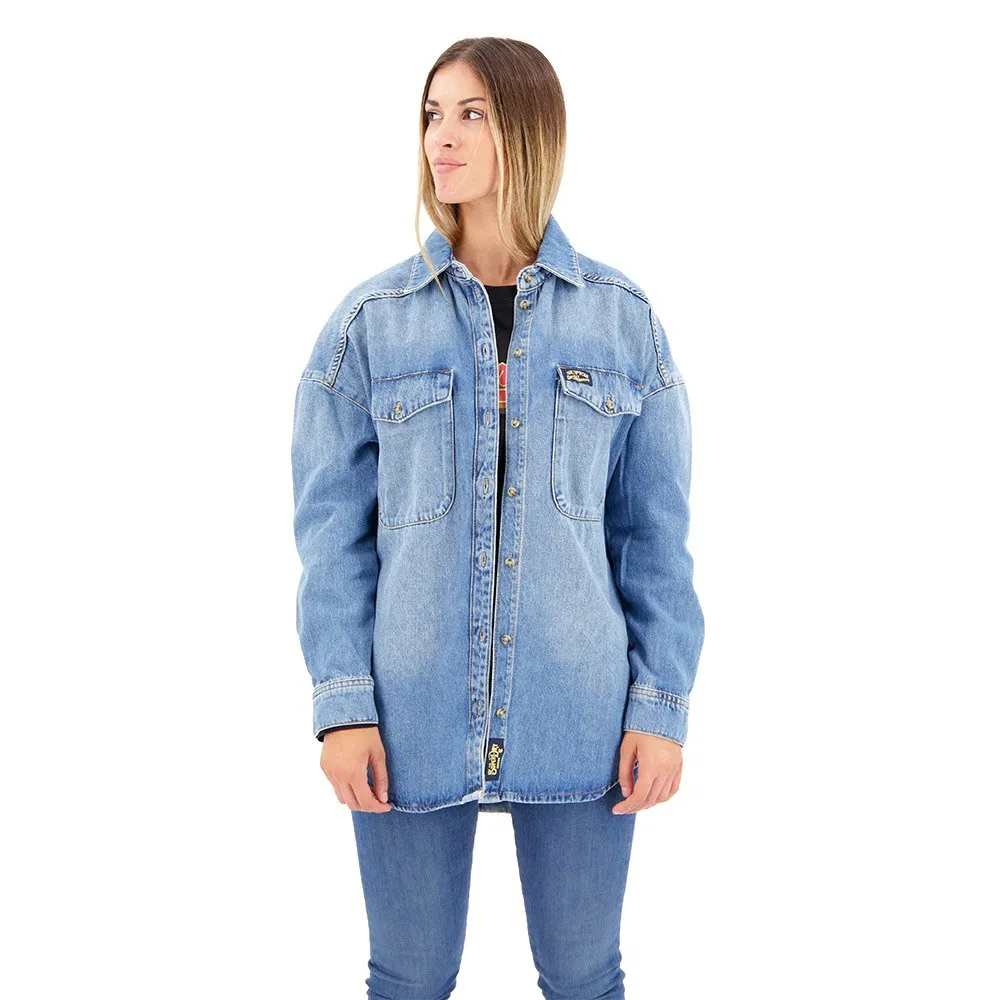 Superdry Denim overshirt Blue | Dressinn