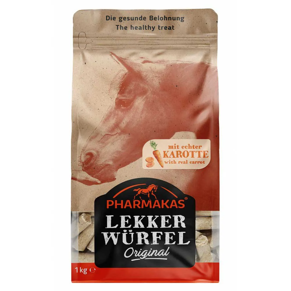 Pharmaka Carotte Gâteries 1kg | Équitation