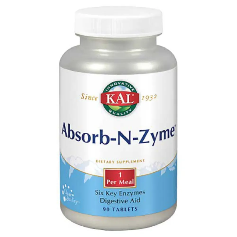 Kal Absorb-N-Zyme tablets 90 units, Clear | Bikeinn