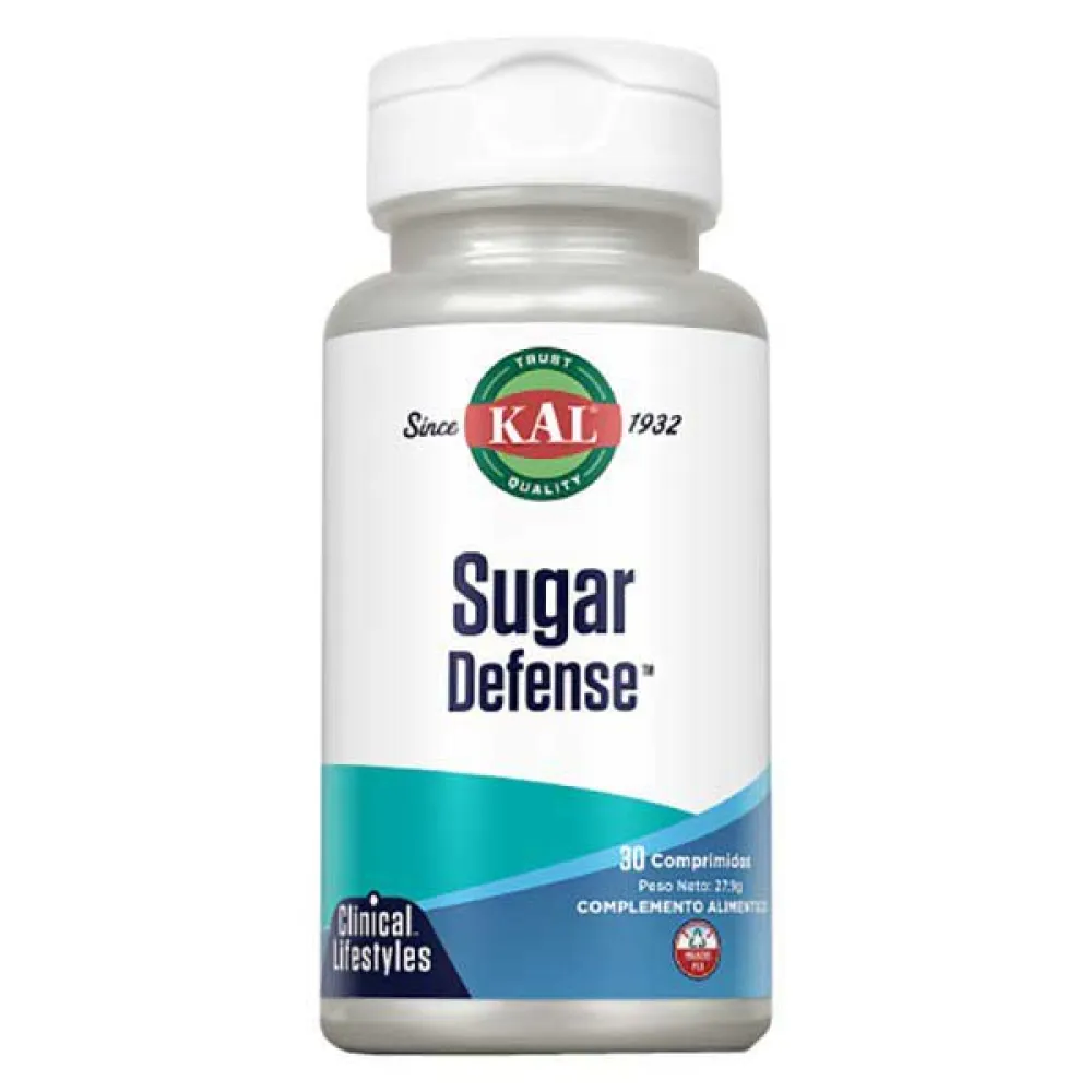 Kal Sugar Defense Glucose Metabolism Regulator 30 Tablets, Clear | Bikeinn