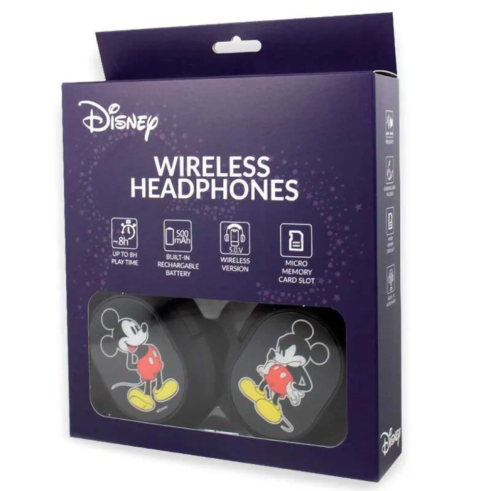 Disney Mickey 001 wireless headphones Black | Dressinn
