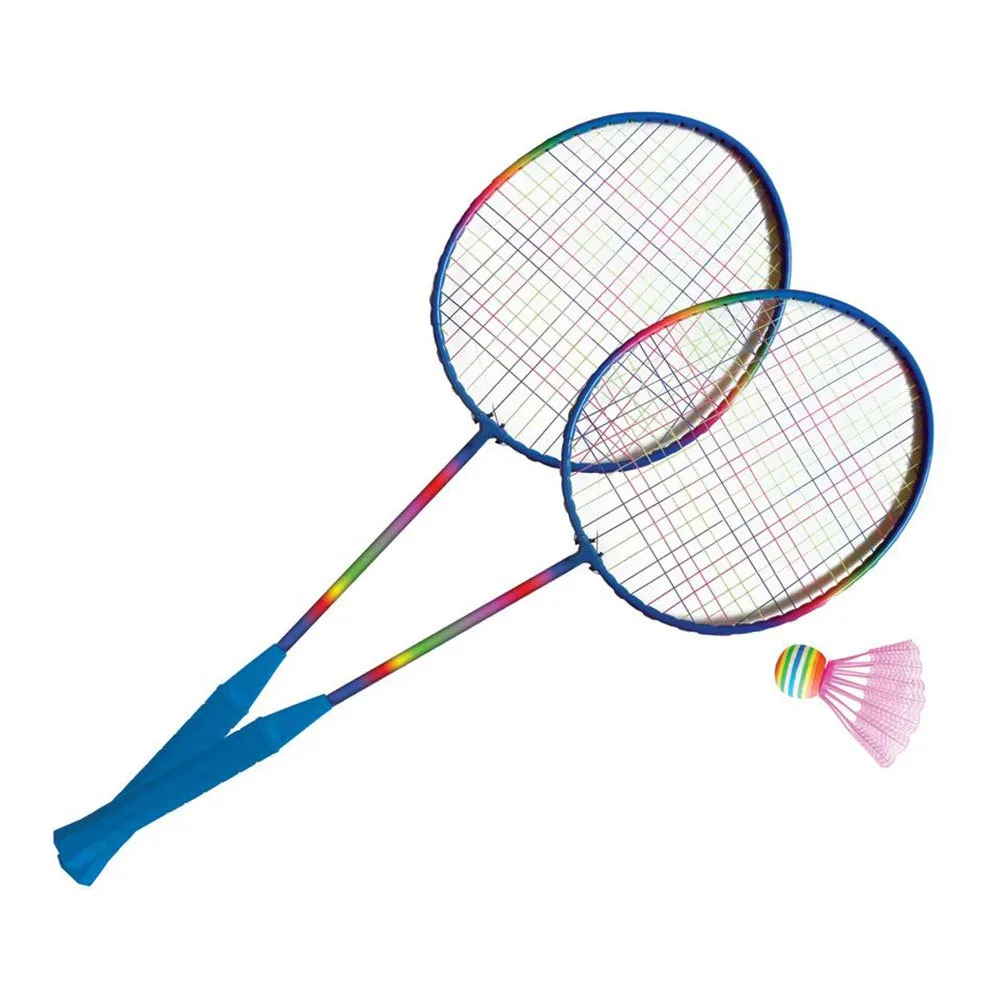Sport one Rainbow Badminton Kit Silver | Smashinn
