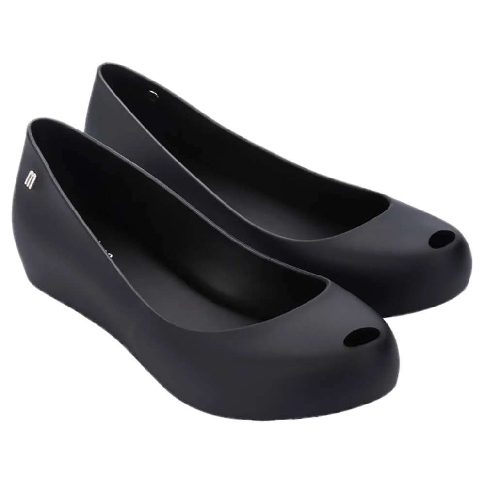 Melissa Ultragirl Basic II Ballet Pumps Black | Dressinn