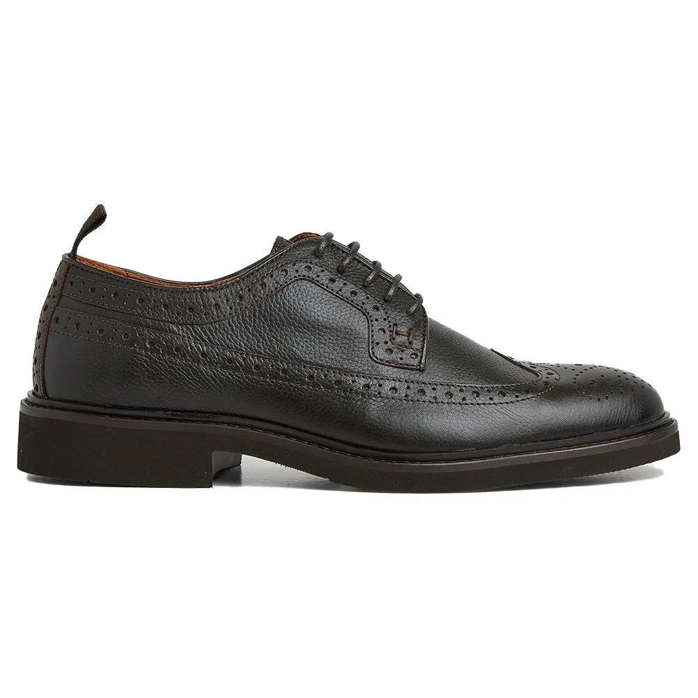 Hackett Devon Brogue Shoes Brown | Dressinn