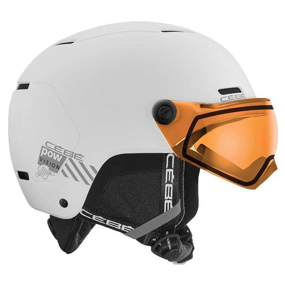 Cebe Pow Vision Helmet White | Snowinn