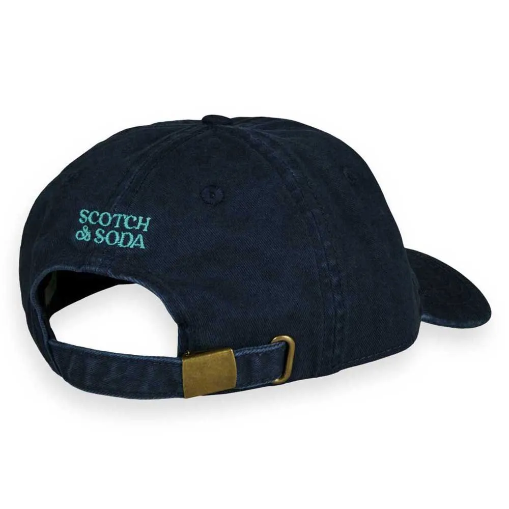 Scotch & soda Logo Twill Cap Blue | Dressinn