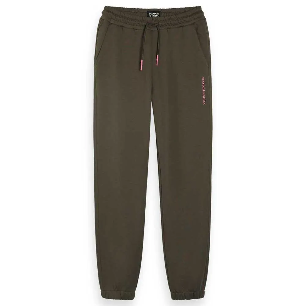 Scotch & soda Organic Cotton Sweat Pants Green | Dressinn
