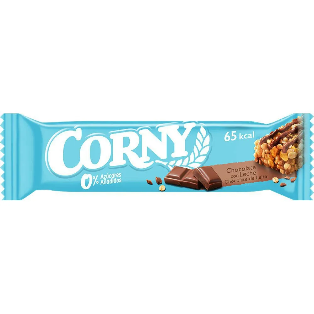Corny Cereal Bars With Milk Chocolate 0% Added Sugar 20g 6 Units, Golden | Bikeinn