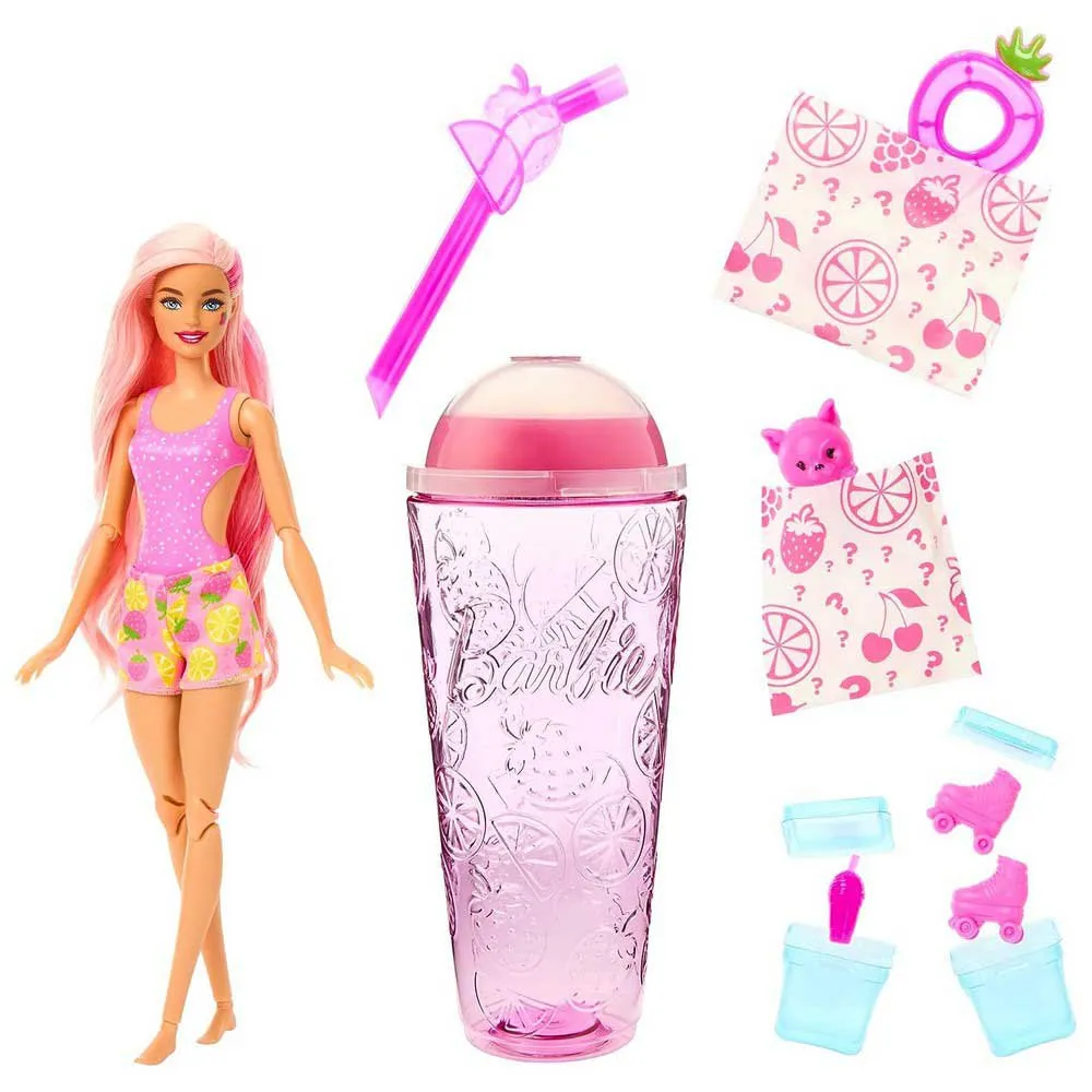 Barbie Poupée Pop! Reveal Serie Frutas Fresa Rose | Kidinn