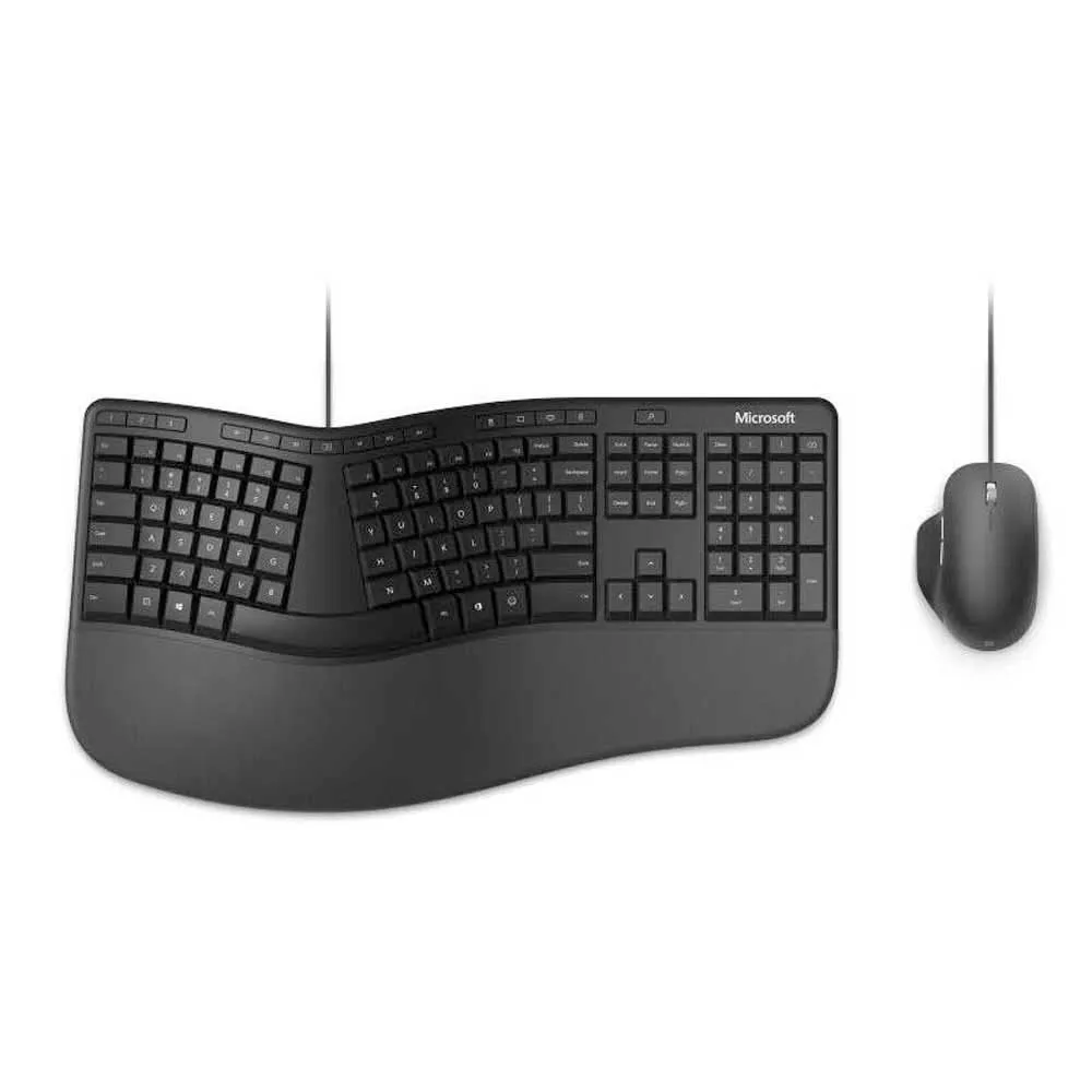 Microsoft Ergonomic Keyboard And Mouse | Techinn