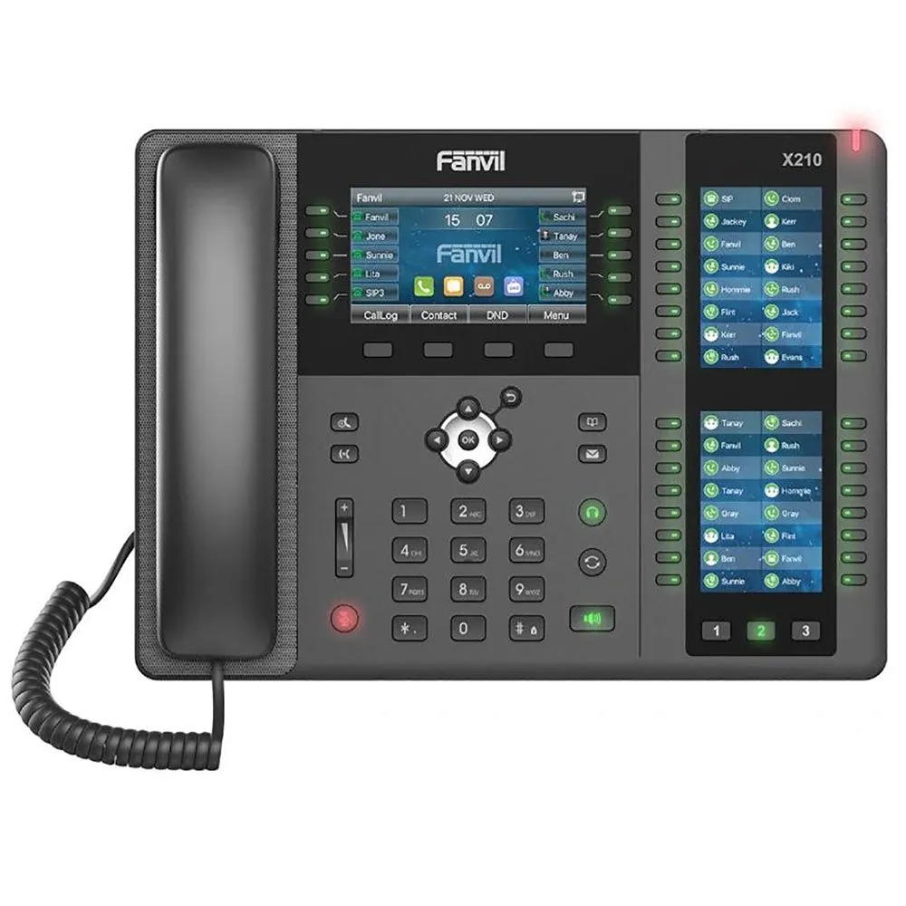 Fanvil Téléphone VoIP X210 Noir | Techinn