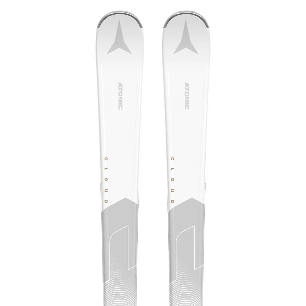 Atomic Cloud C7 White+M10 GW alpine skis pack Clear | Snowinn